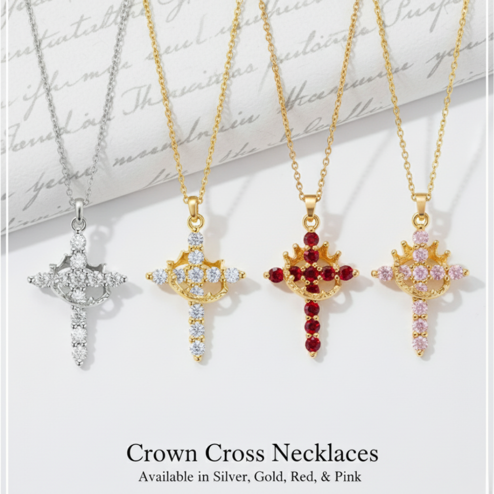 Elegant Rotating Cross Necklace – Seasons Sentiments
